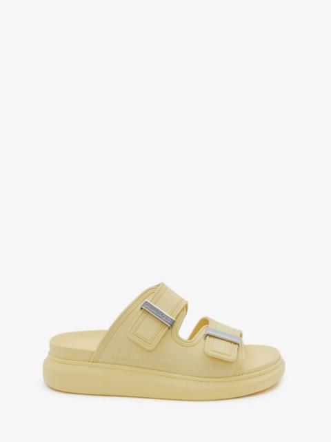 Alexander McQueen Hybrid Slide in Yellow | REVERSIBLE