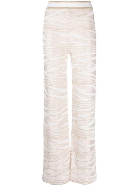 Missoni slub-effect wide-leg trousers | REVERSIBLE