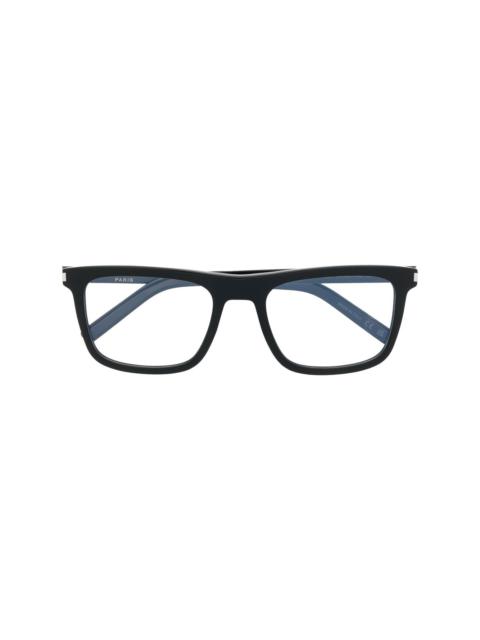 SAINT LAURENT SL 547 square-frame glasses | REVERSIBLE