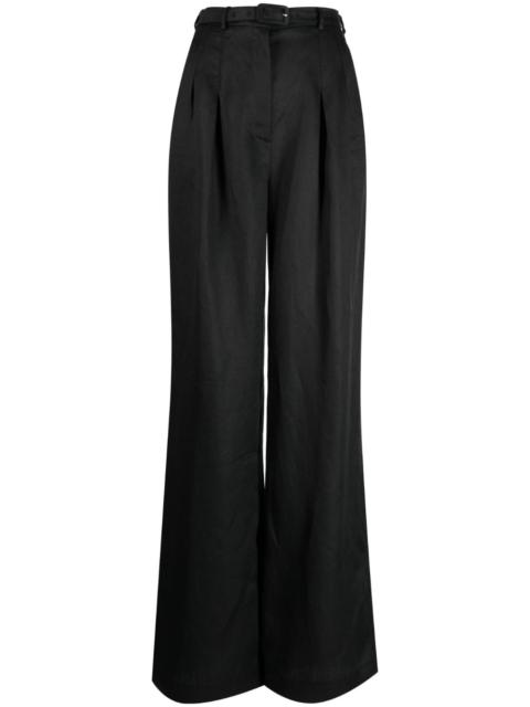 GABRIELA HEARST Vargas wide-leg linen trousers | REVERSIBLE