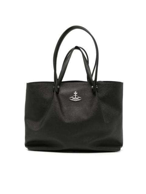 Vivienne Westwood Tina Orb-plaque tote bag | REVERSIBLE