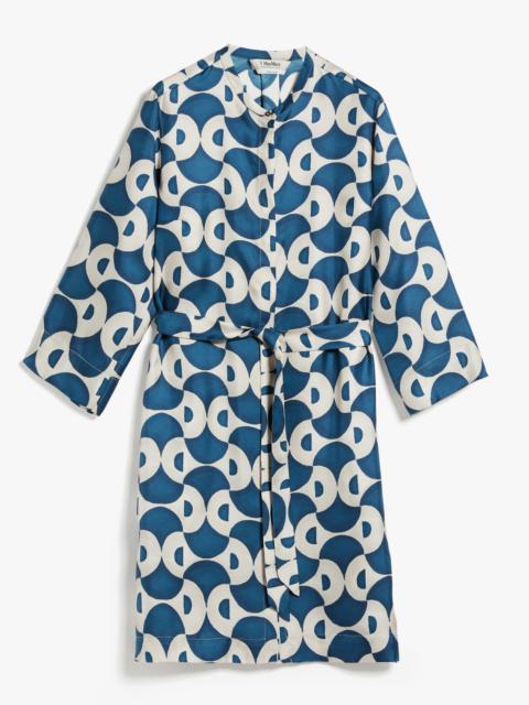 Max Mara TIMEK Printed silk kaftan dress | REVERSIBLE