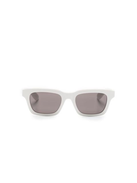 Alexander McQueen logo-debossed square-frame sunglasses | REVERSIBLE