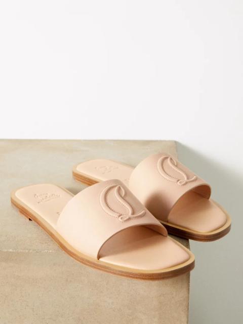 Christian Louboutin CL leather slides | REVERSIBLE