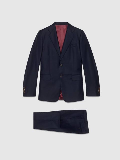 GUCCI Straight fit wool suit | REVERSIBLE