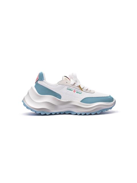 CASABLANCA Womens Atlantis White & Powder Blue Sneaker | REVERSIBLE