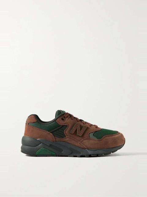 New Balance MT580 rubber-trimmed mesh and nubuck sneakers | REVERSIBLE
