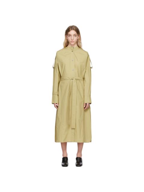 Studio Nicholson Green Itarsi Midi Dress | REVERSIBLE