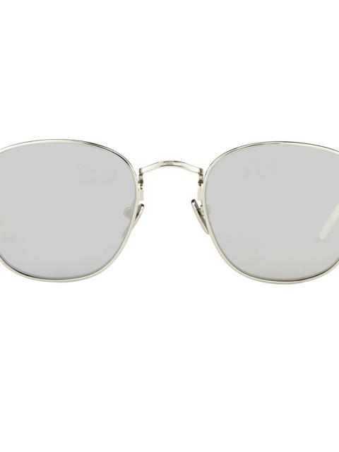 LINDA FARROW THE SIMON | SQUARE SUNGLASSES IN WHITE GOLD FRAME (C2 ...